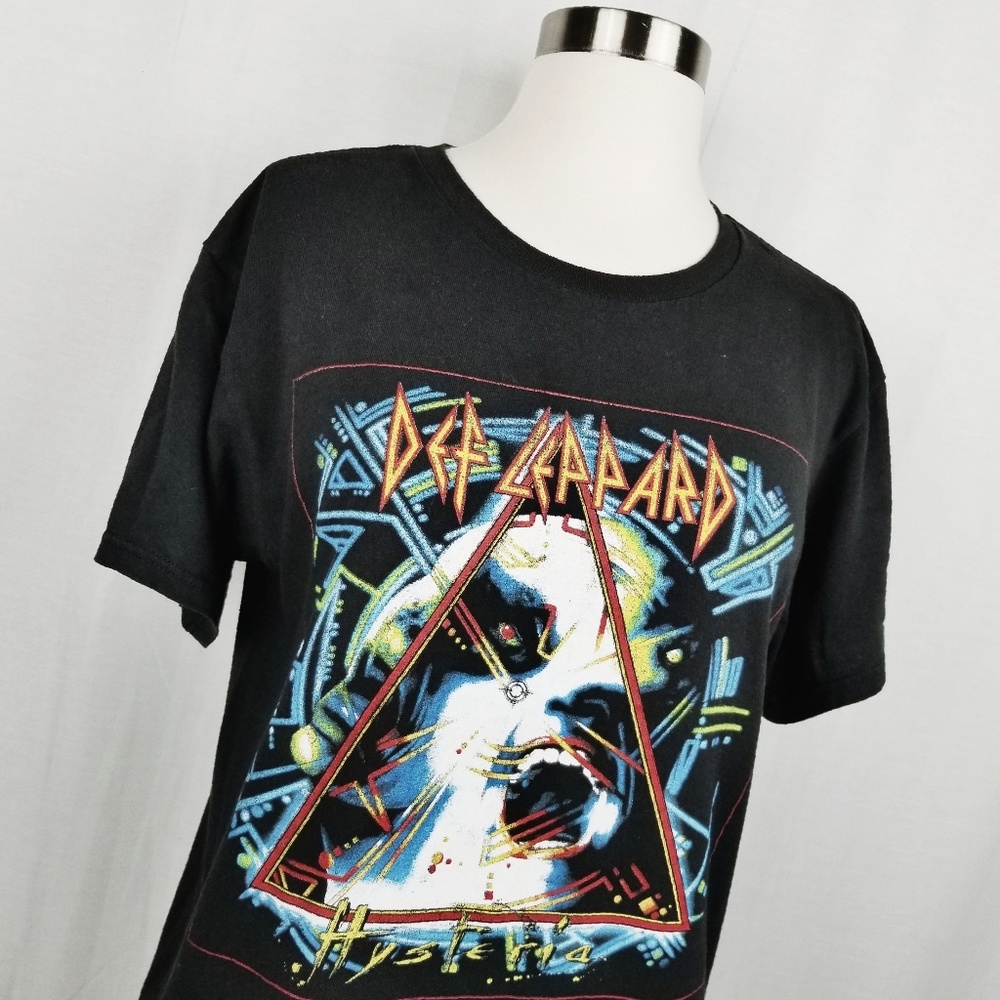 Def Leppard "Hysteria" Graphic Band T Size Medium - Gem